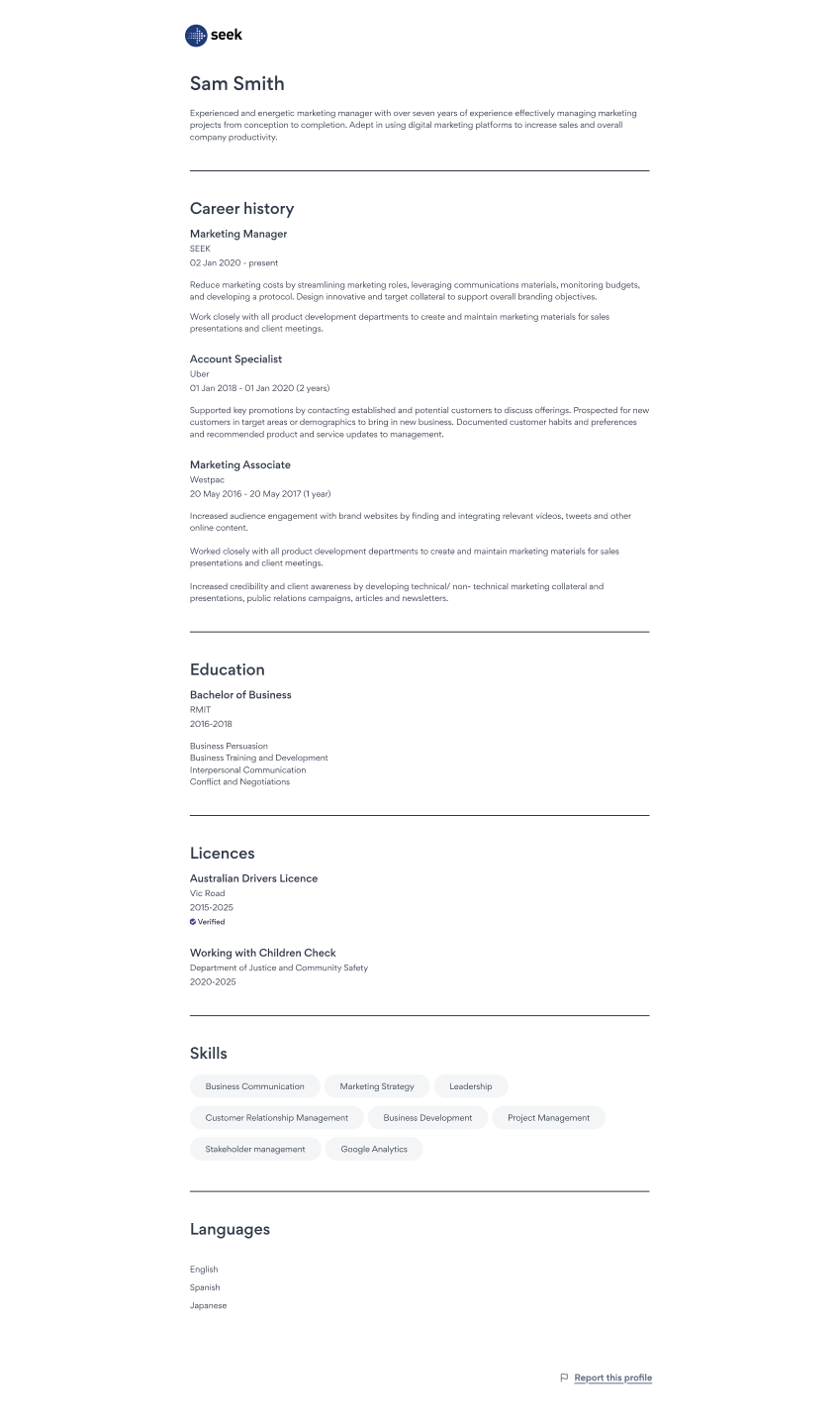 How do I share my Jobstreet Profile? - Jobstreet